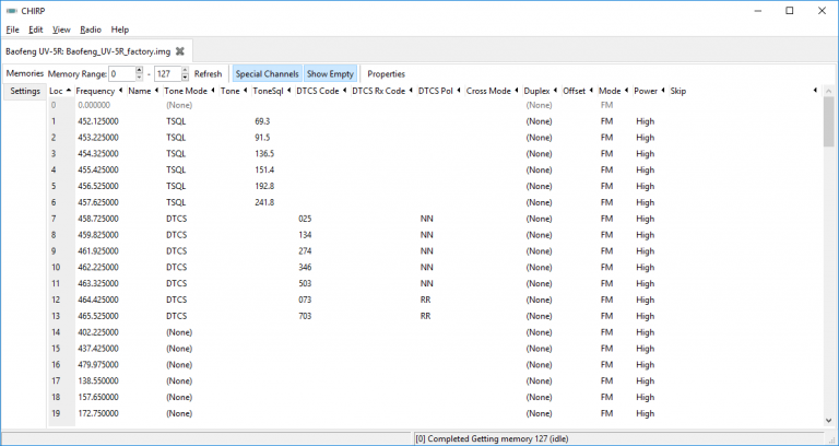 How to program the BaoFeng UV-5R radio