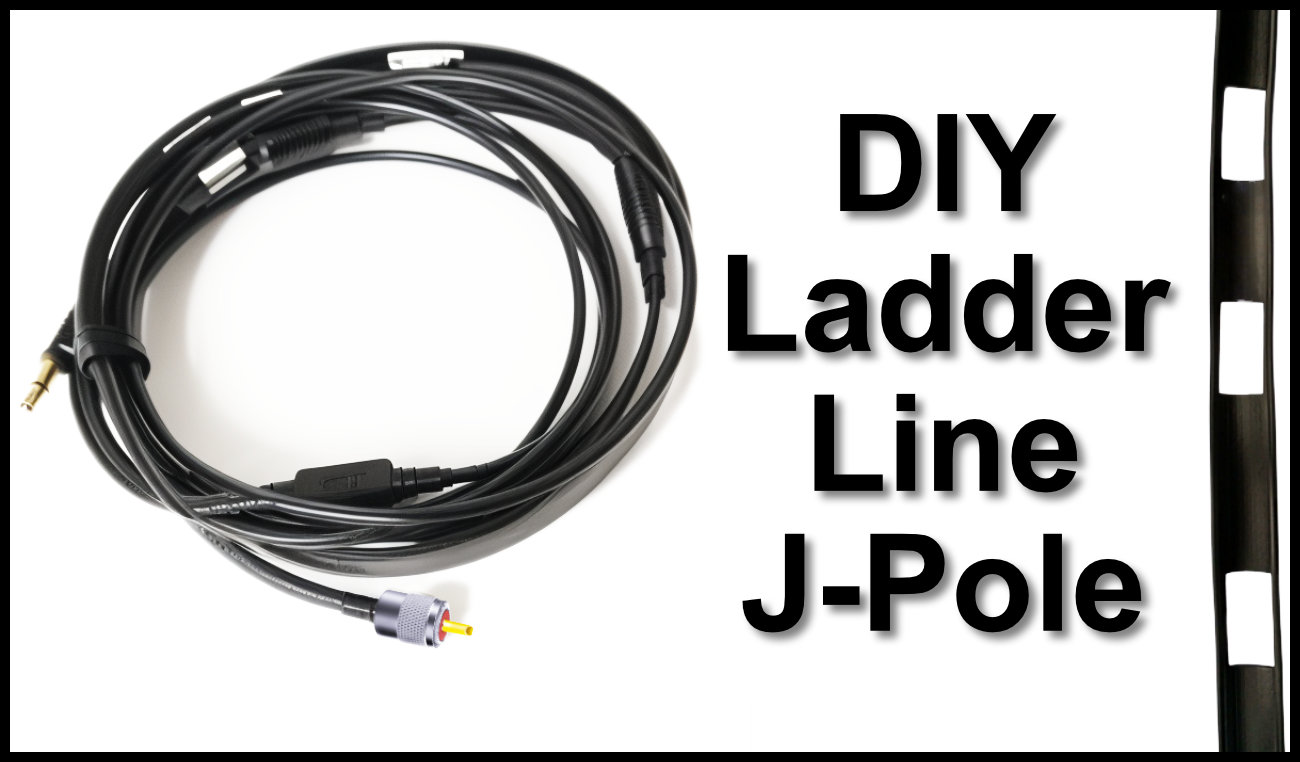 DIY 450 Ohm Ladder Line J-Pole Slim Jim: Ultimate Portable Antenna